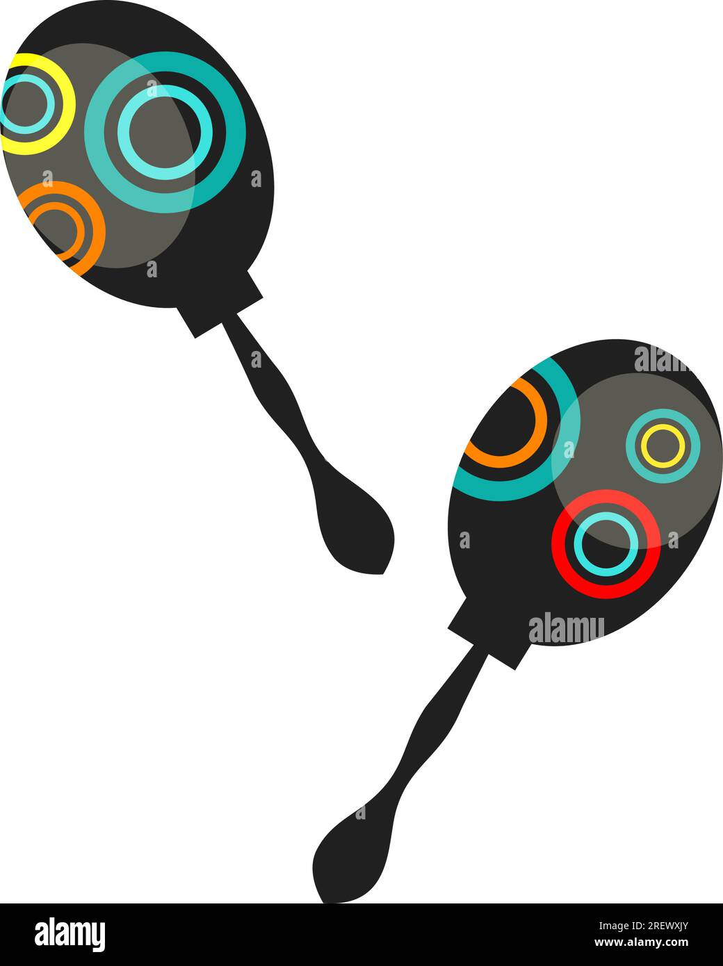 Mexican maracas illustration Stock Vector Image & Art - Alamy