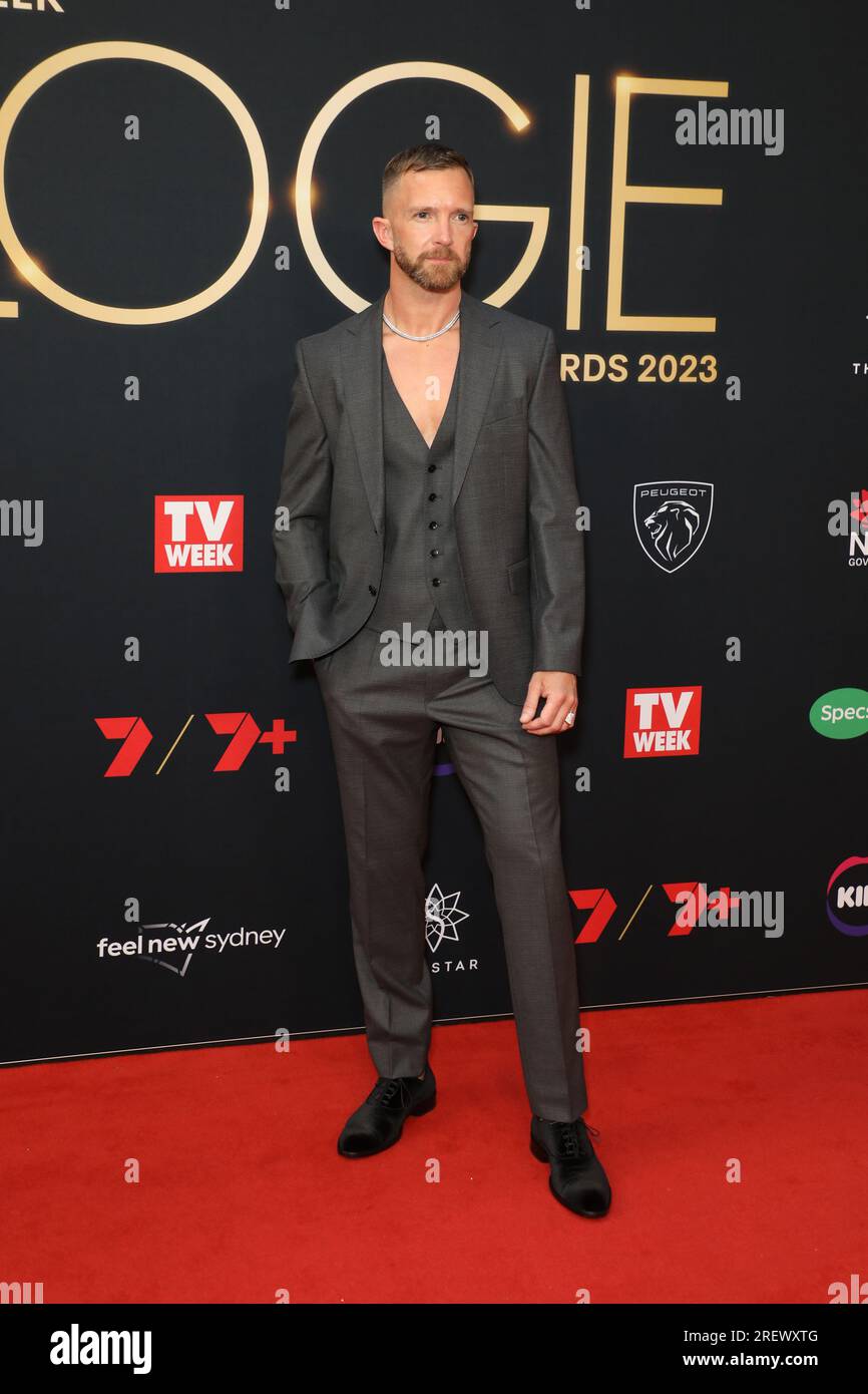 Sydney, Australia. 30th July 2023. Tim Draxl arrives on the red carpet ...