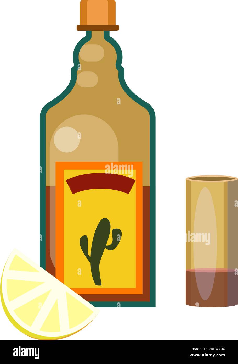 Mexican tequilla illustration Stock Vector Image & Art - Alamy