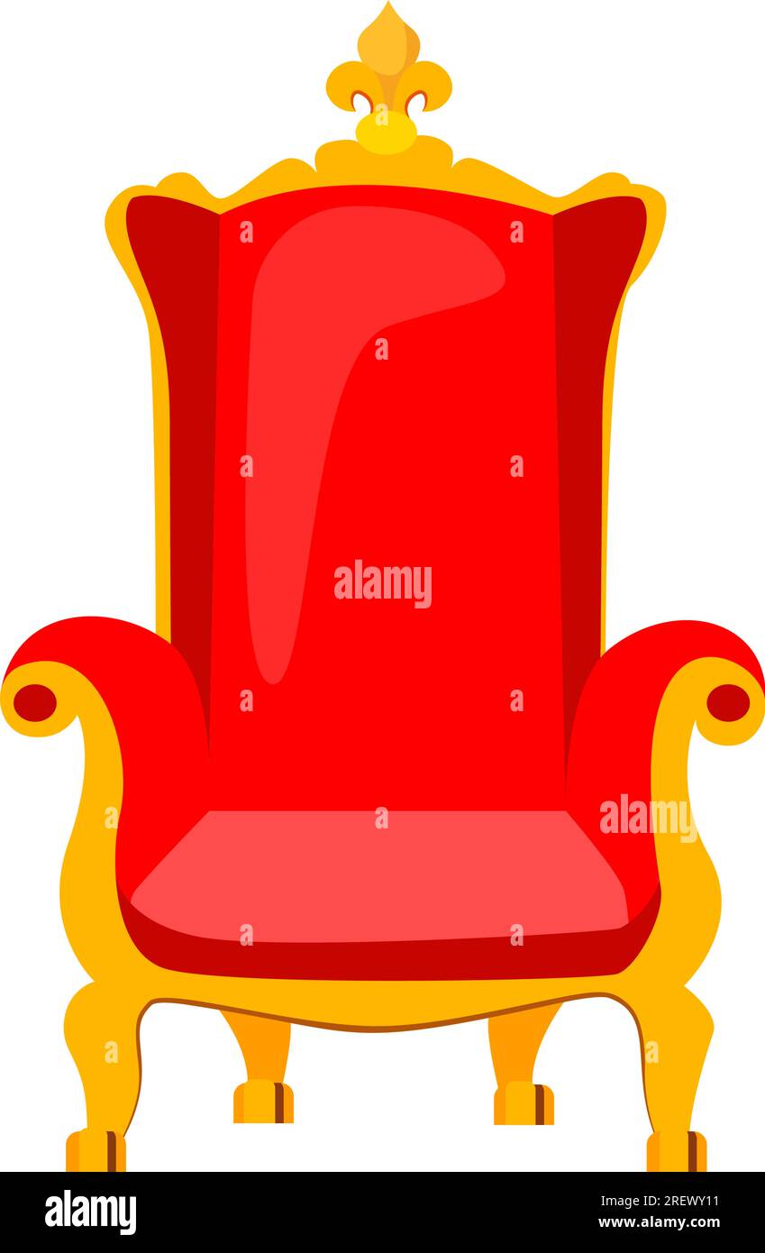 Red throne Stock Vector Images - Alamy