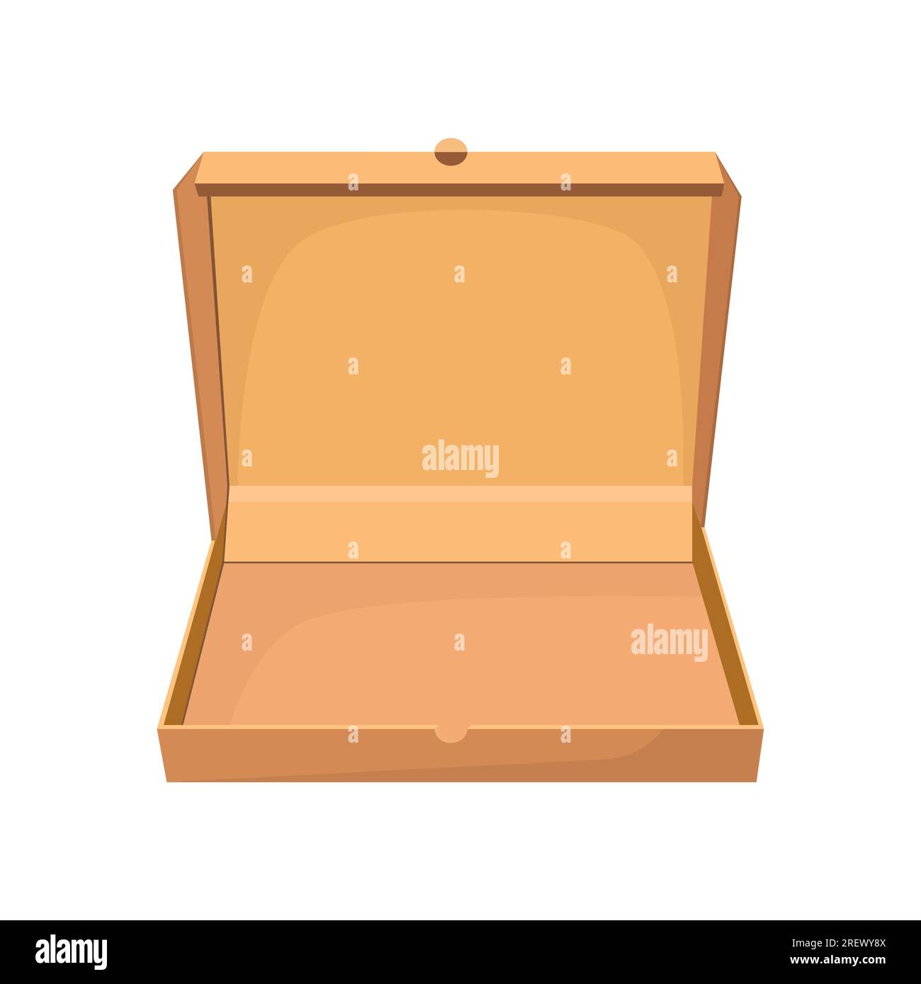 Open box for pizza cartoon illustration Stock Vector Image & Art - Alamy