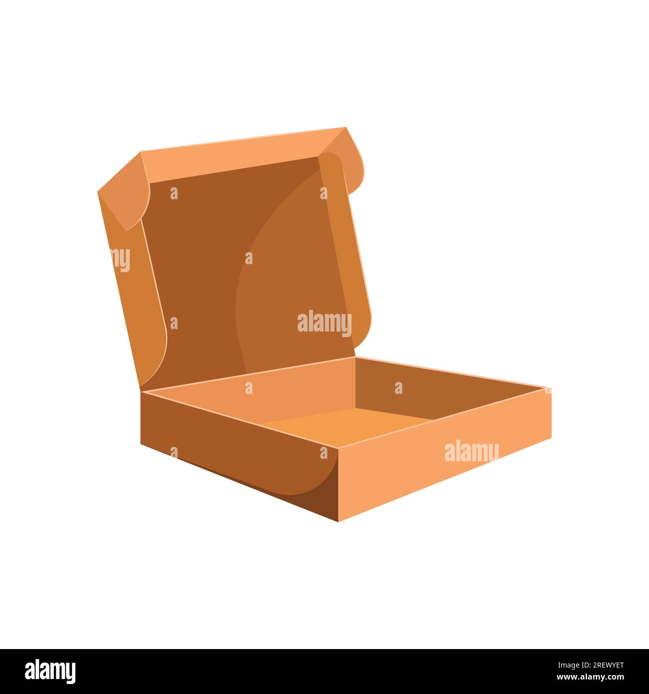 Open paper package cartoon illustration Stock Vector Image & Art - Alamy