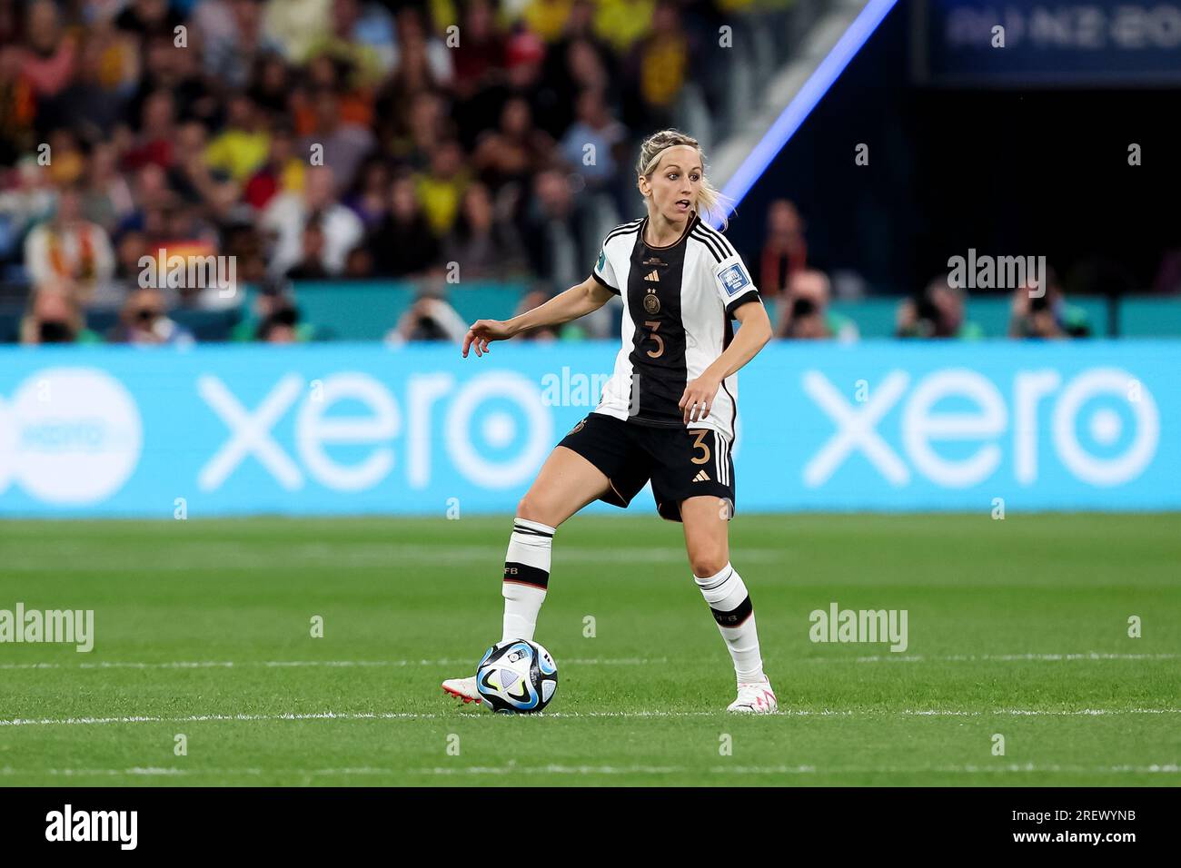 Sydney, Australia, 30 July, 2023. Kathrin Hendrich of Germany controls ...