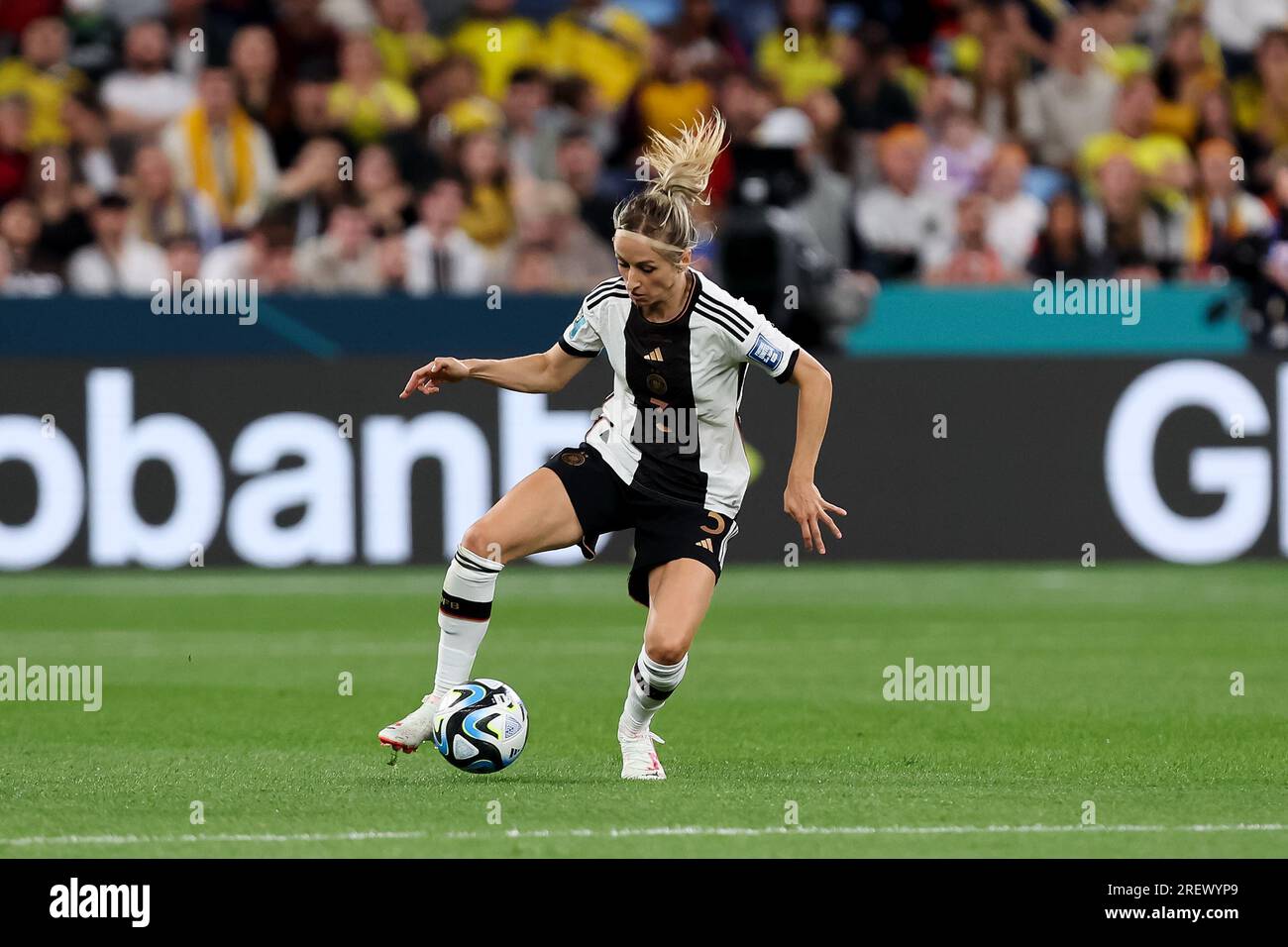 Sydney, Australia, 30 July, 2023. Kathrin Hendrich of Germany controls ...
