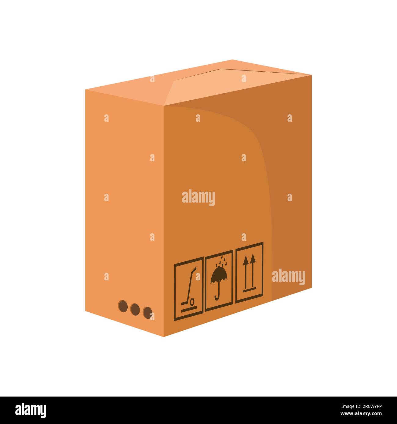 Big package cartoon illustration Stock Vector Image & Art - Alamy