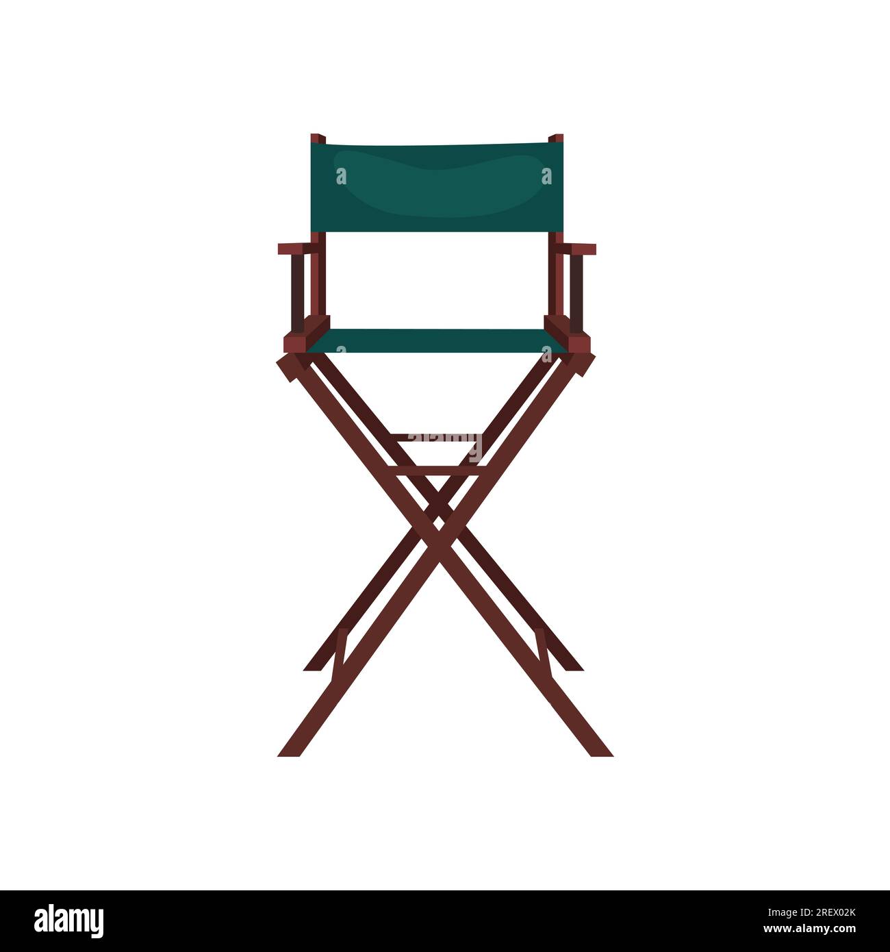 Directors chair at shooting place Stock Vector Image & Art - Alamy