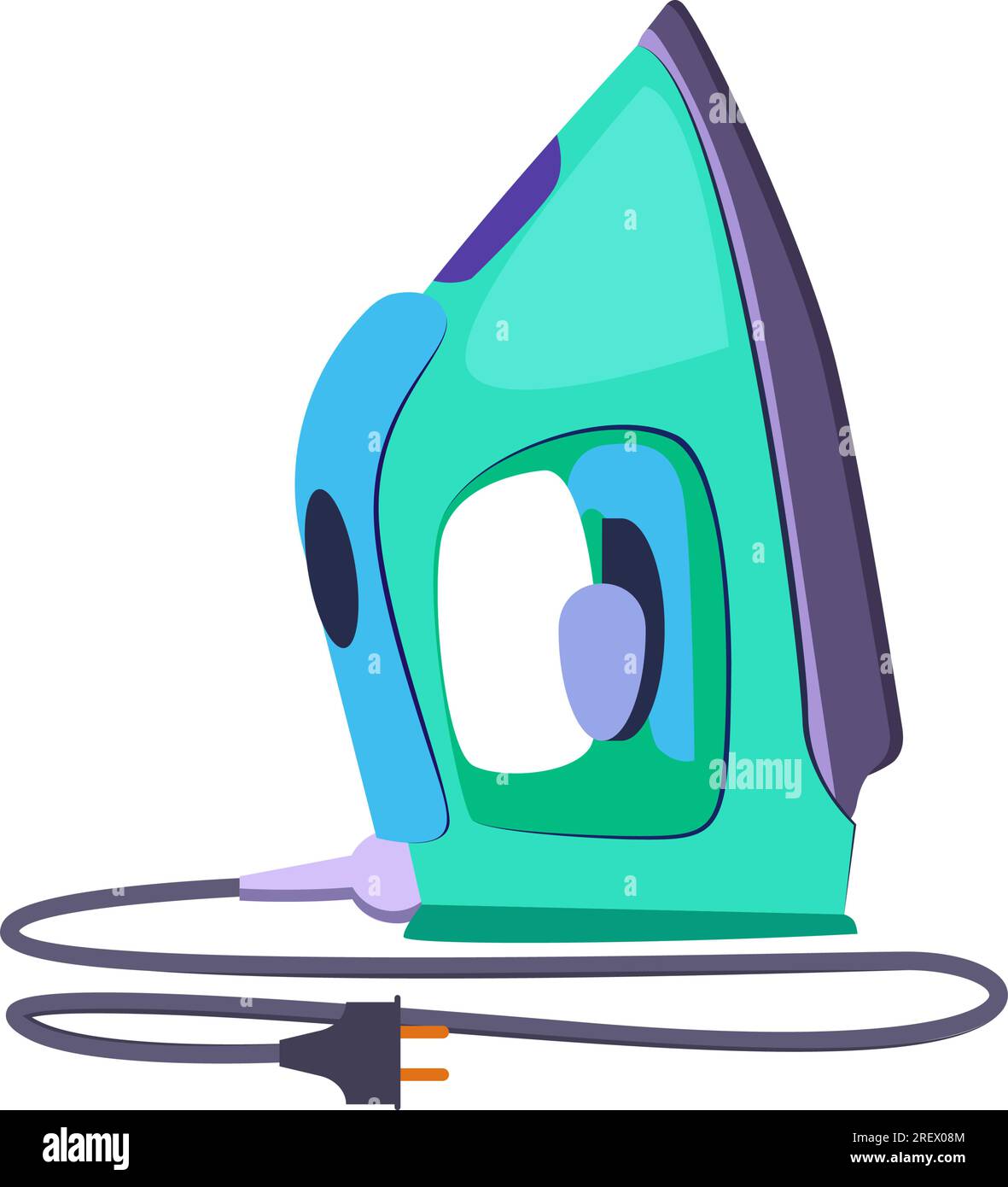 Iron cartoon illustration Stock Vector Image & Art - Alamy