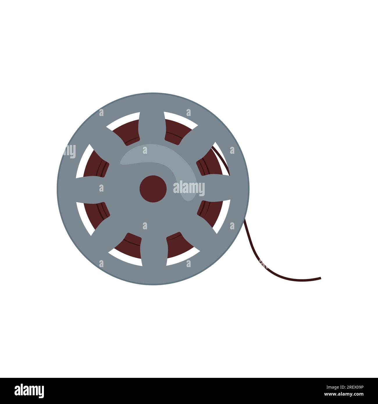 Round container for film reel Stock Vector Image & Art - Alamy