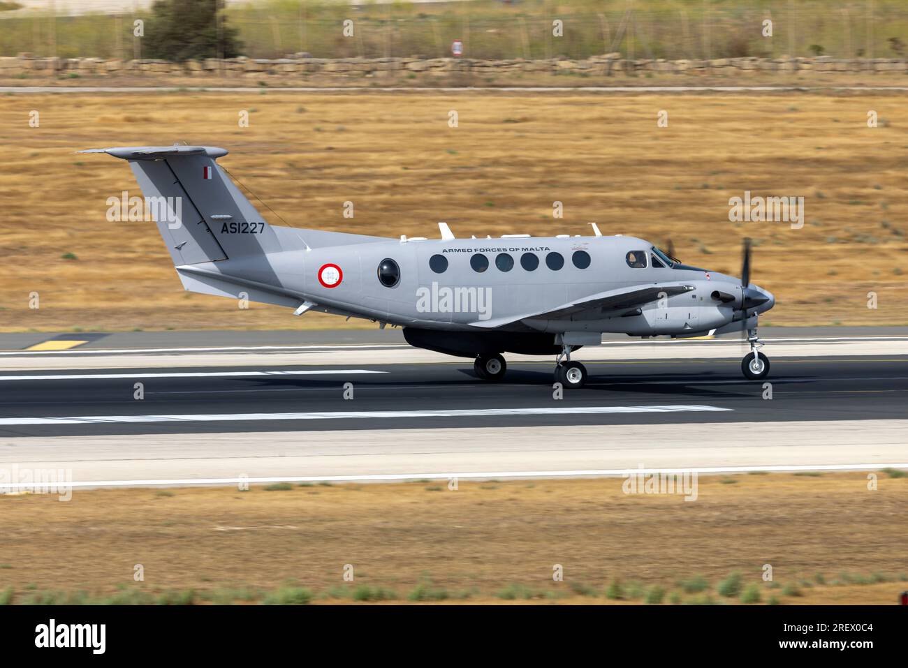 Maltese Armed Forces Hawker Beechcraft B200 King Air (REG: AS1227 ...