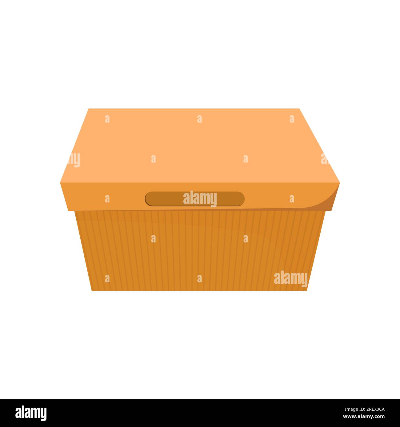 Carton box for storage cartoon illustration Stock Vector Image & Art ...