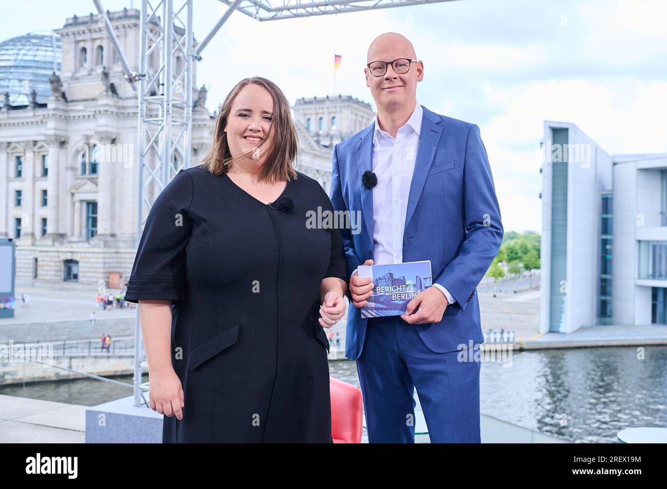 Berlin, Germany. 30th July, 2023. Ricarda Lang (Greens), federal ...