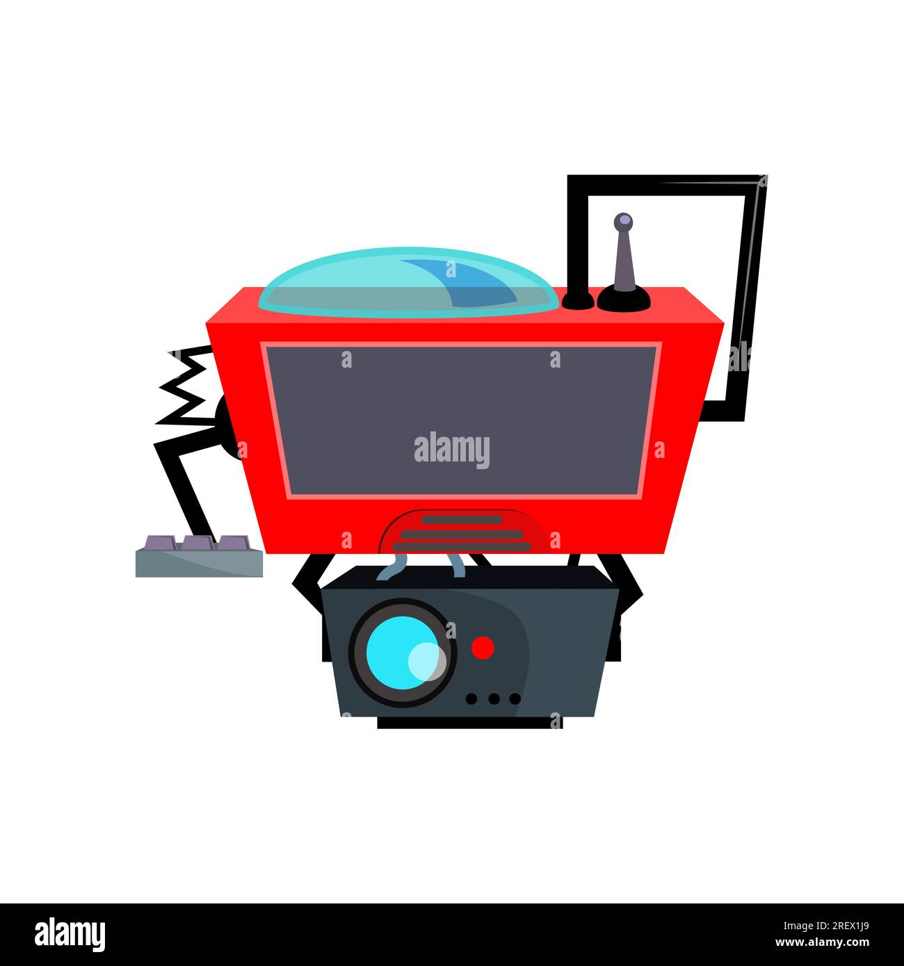 Mechanical computing device Stock Vector Images - Alamy