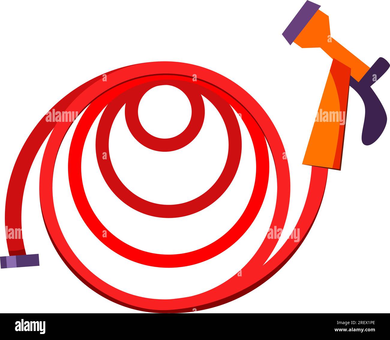 Cartoon garden water hose hi-res stock photography and images - Alamy