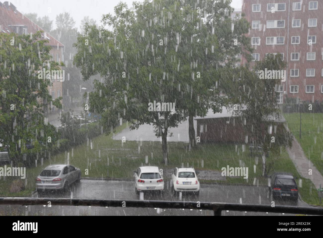 30 July 2023/ weather rain fall tourists and shoppers in rainy weather ...