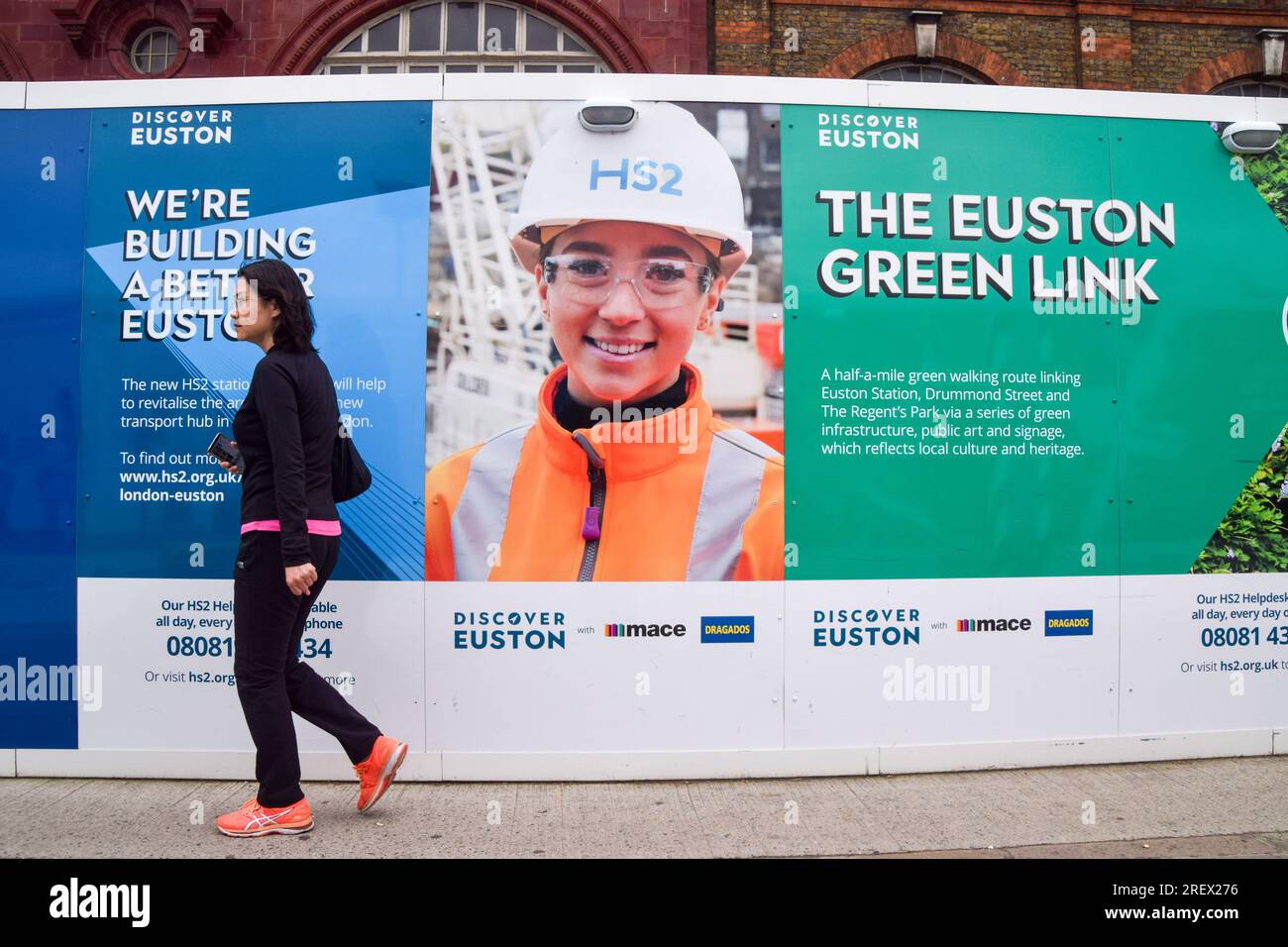 Hs2 construction euston 30th july hi-res stock photography and images ...
