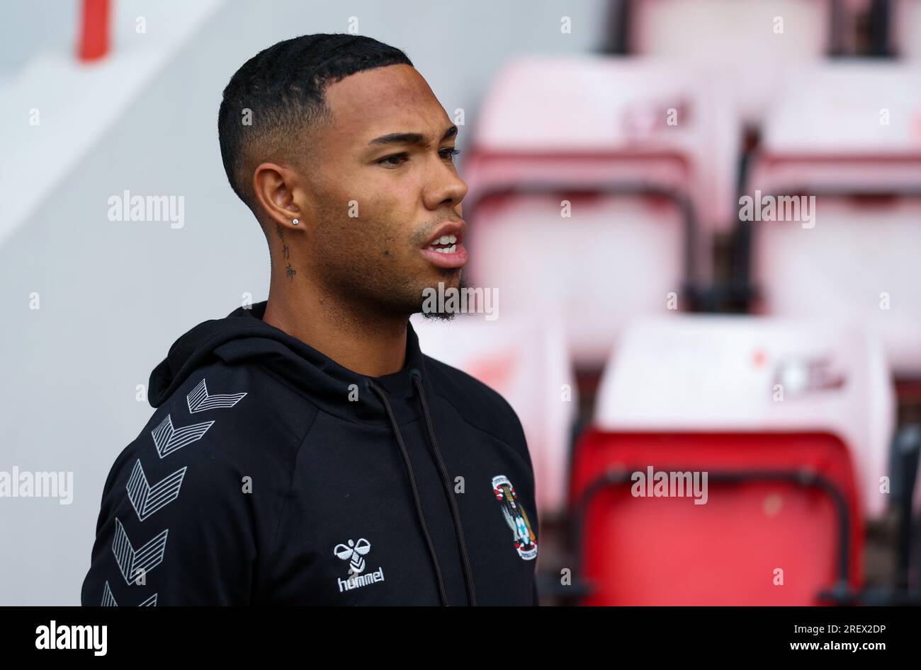 Coventry City's Milan van Ewijk during the pre-season friendly match at ...