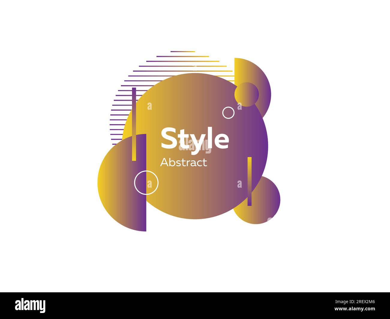 Spherical futuristic yellow abstract element Stock Vector Image & Art ...