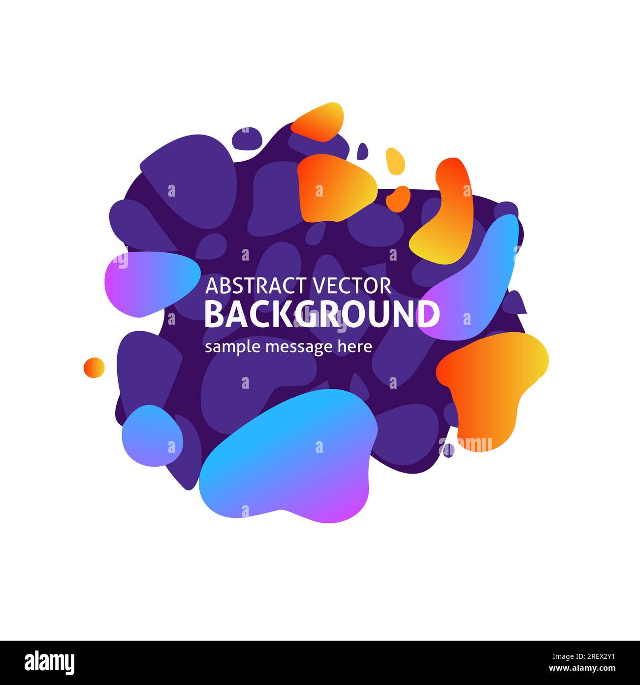Advertising abstract background with liquid shapes Stock Vector Image ...