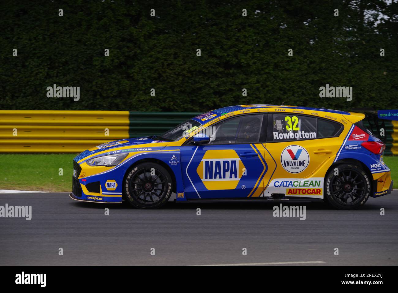 Dalton on Tees, 30 July 2023. Daniel Rowbottom driving a Ford Focus ST ...