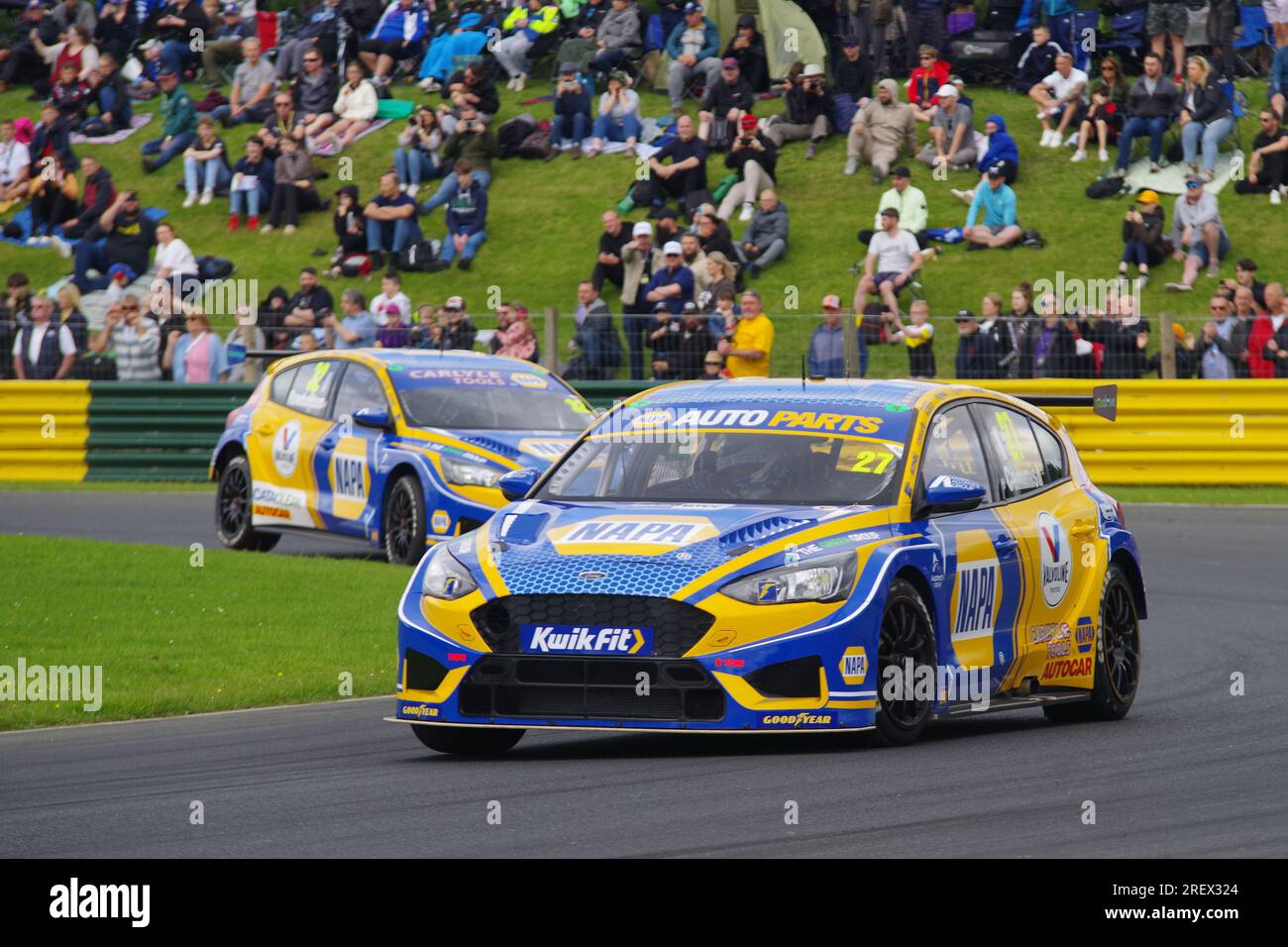 Dalton on Tees, 30 July 2023. Dan Cammish driving a Ford Focus ST MK ...