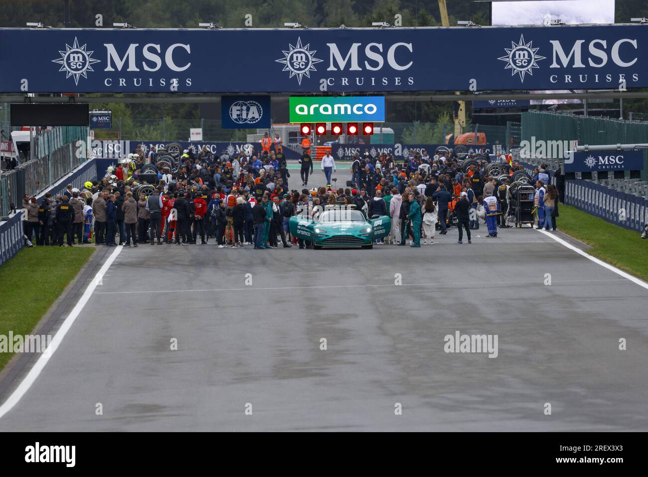 starting grid, grille de depart, during the 10th round of the 2023 FIA ...