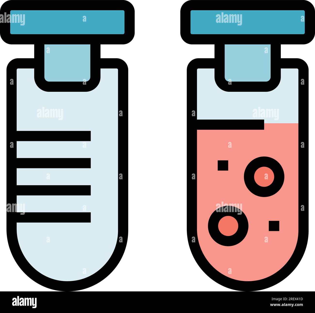 Medical test tube icon outline vector. Chemistry laboratory. Drug ...