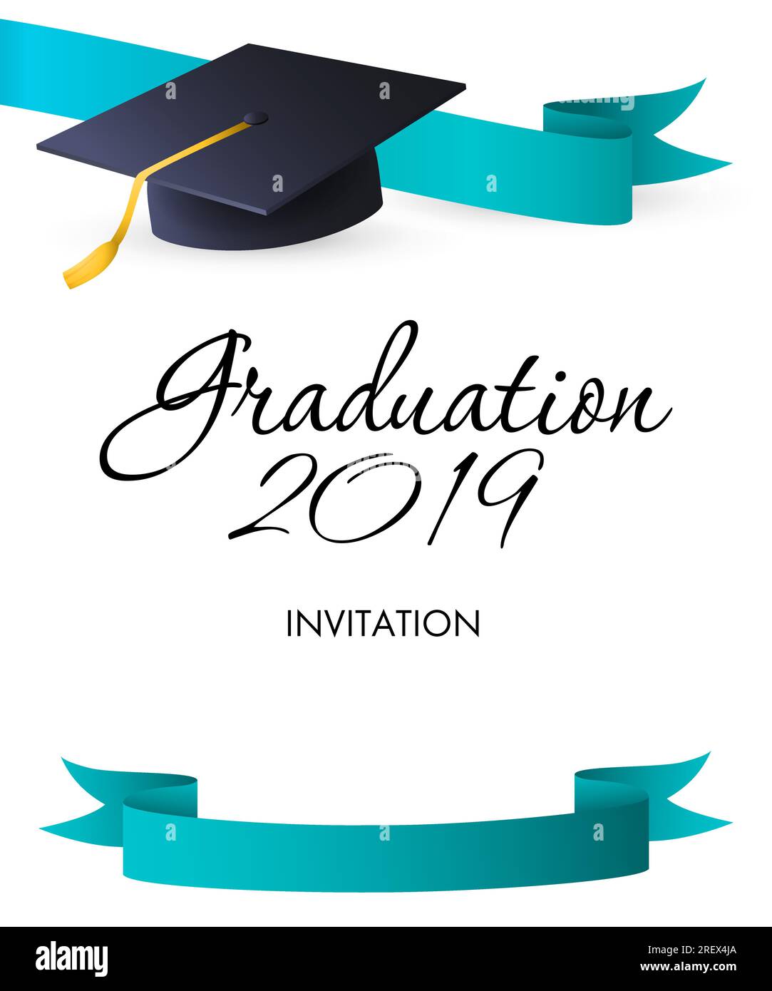 Blue graduation cap gold tassel Cut Out Stock Images & Pictures - Alamy