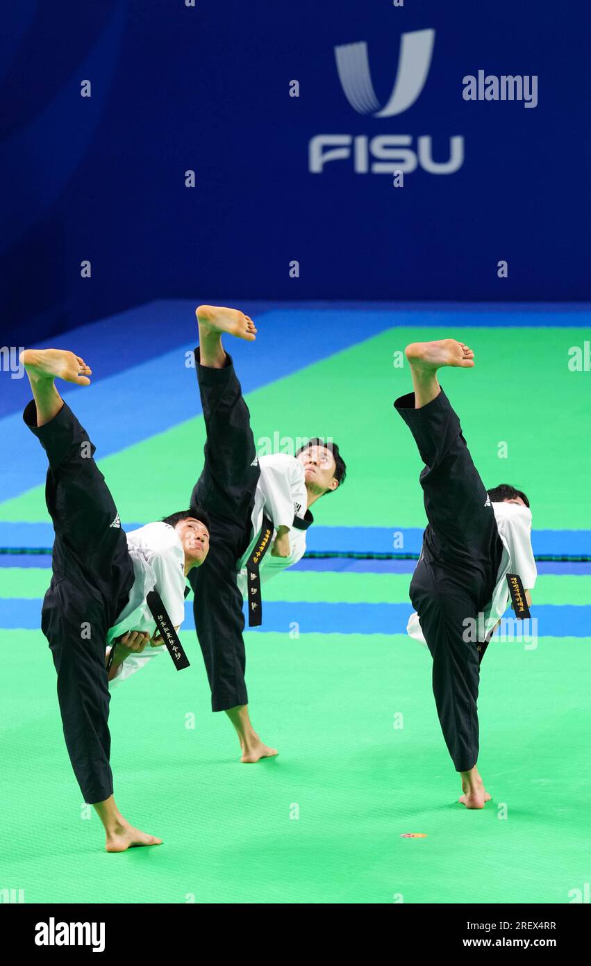 Chengdu, China's Sichuan Province. 30th July, 2023. Shin Wooseop, Lee ...