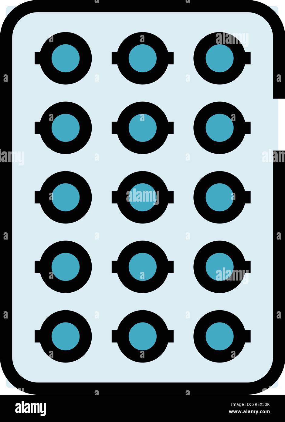 Pill blister icon outline vector. Tablet pack. Medicine package box ...