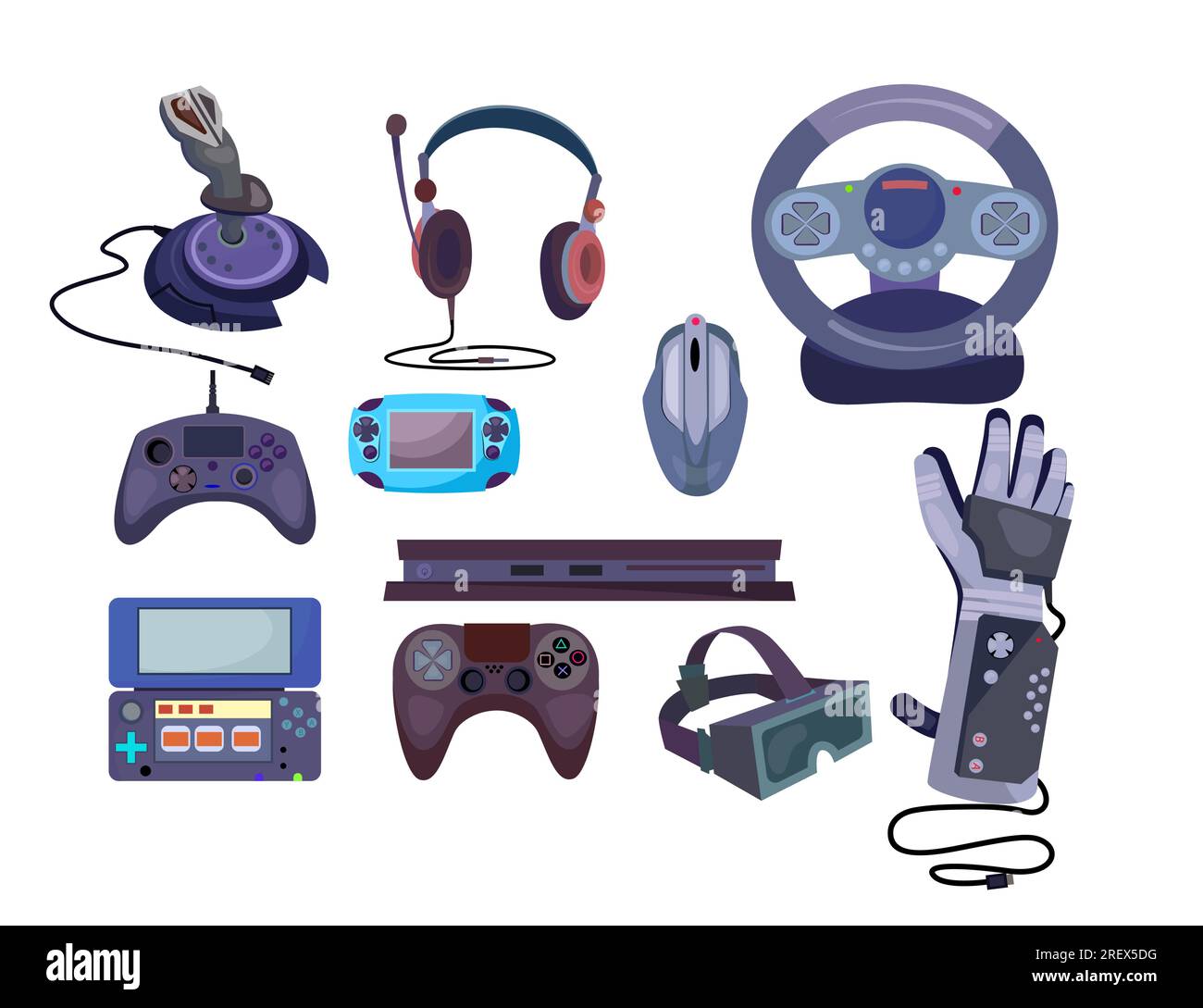 Device poster set hi-res stock photography and images - Alamy