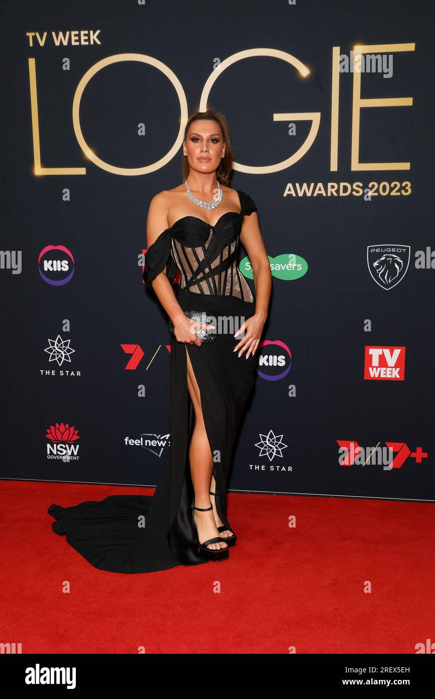 July 30, 2023: STEPHANIE PANOZZO attends the 63rd TV WEEK Logie Awards ...