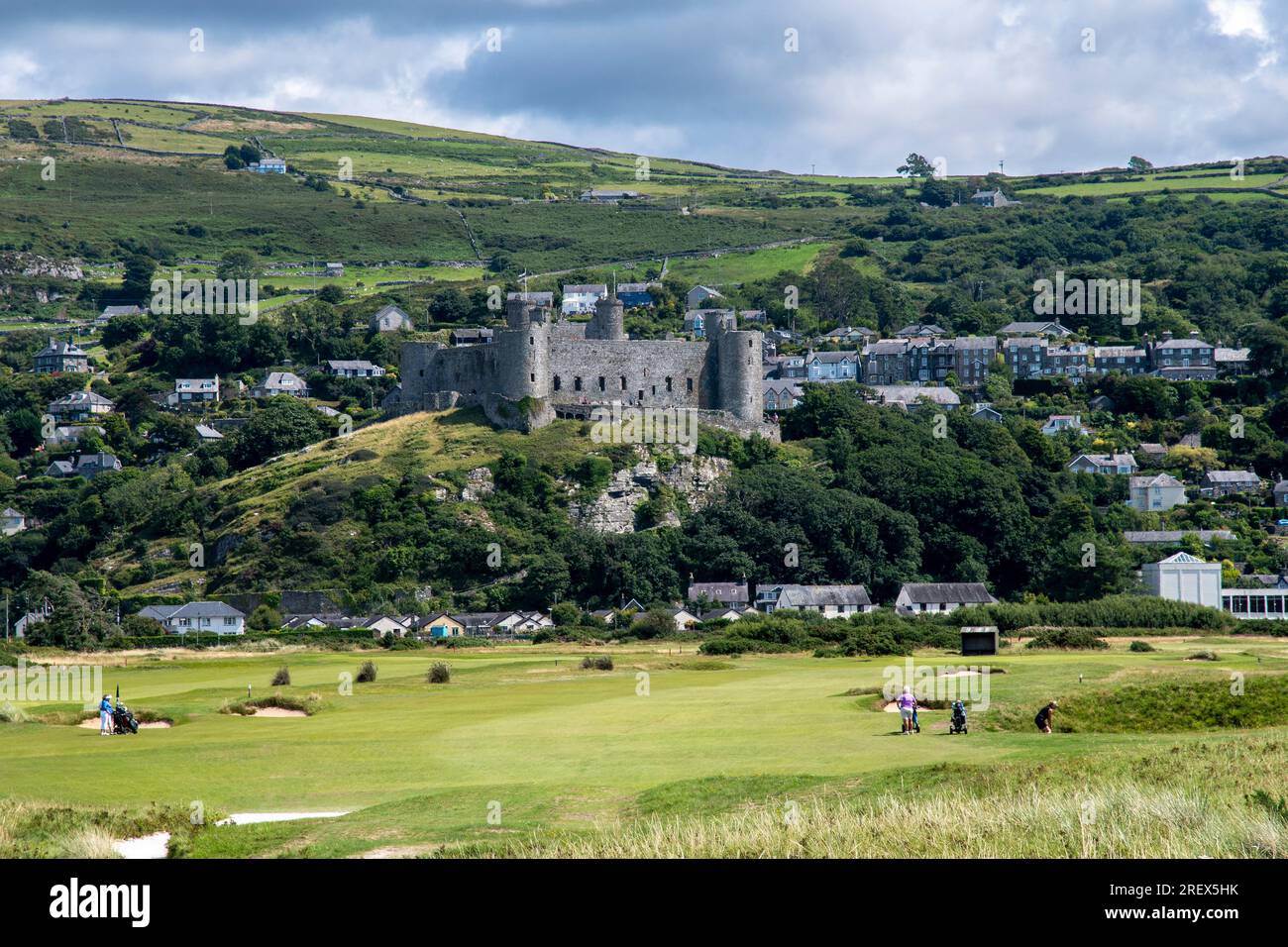 Harlech is a seaside resort and community in Gwynedd, North Wales ...