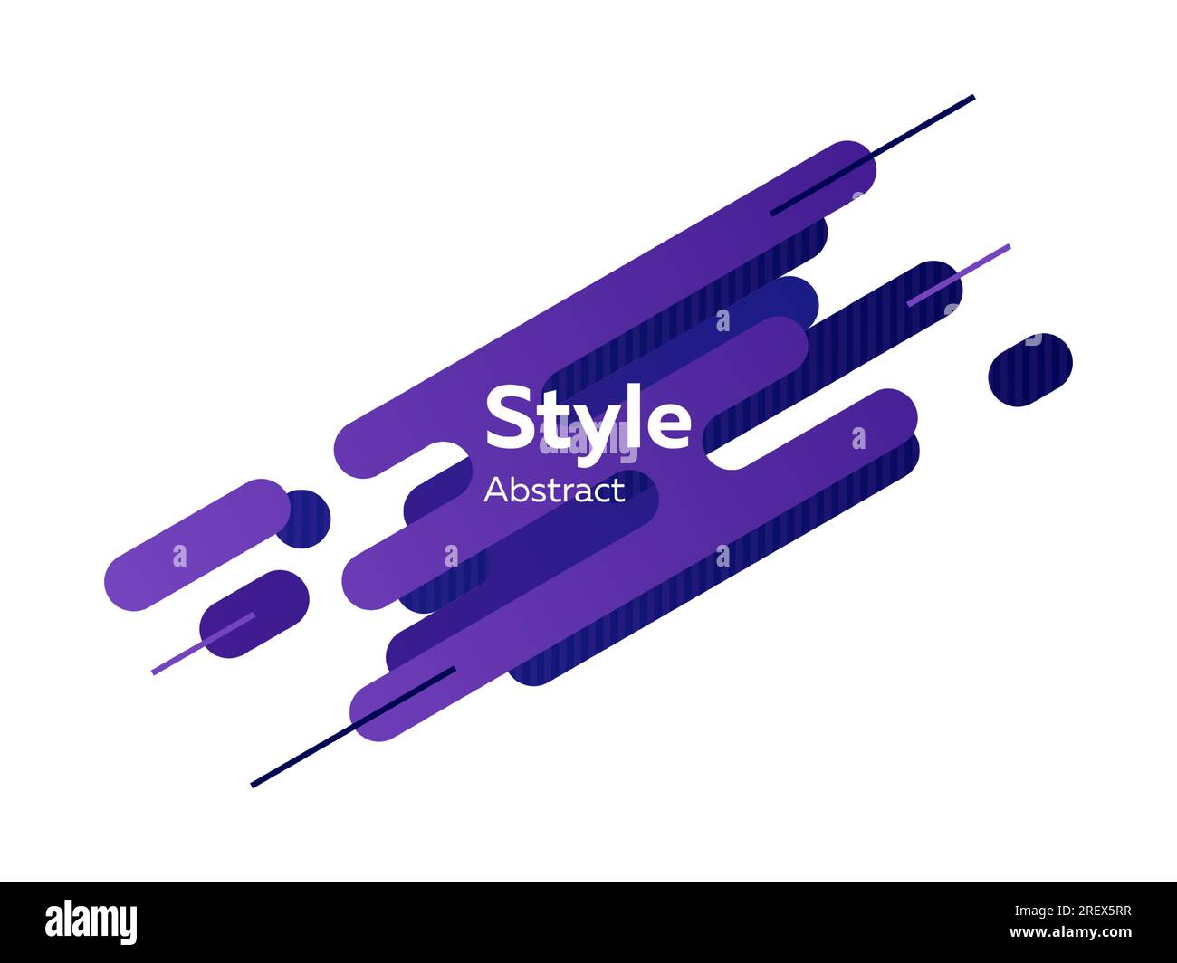 Geometric dark green light Cut Out Stock Images & Pictures - Alamy