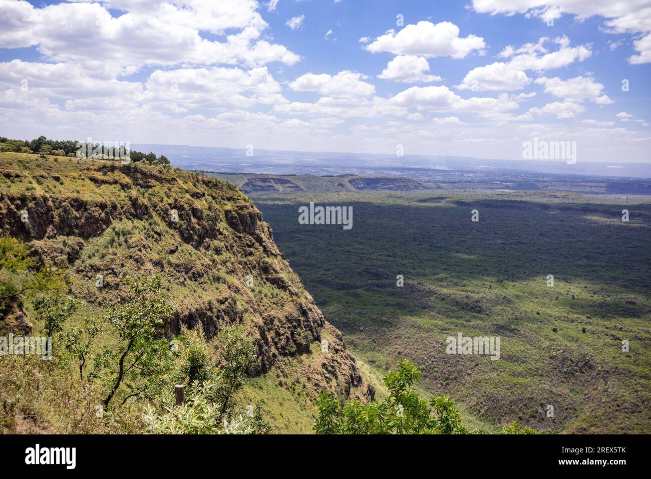 Menengai Crater is a massive shield volcano with one of the biggest ...
