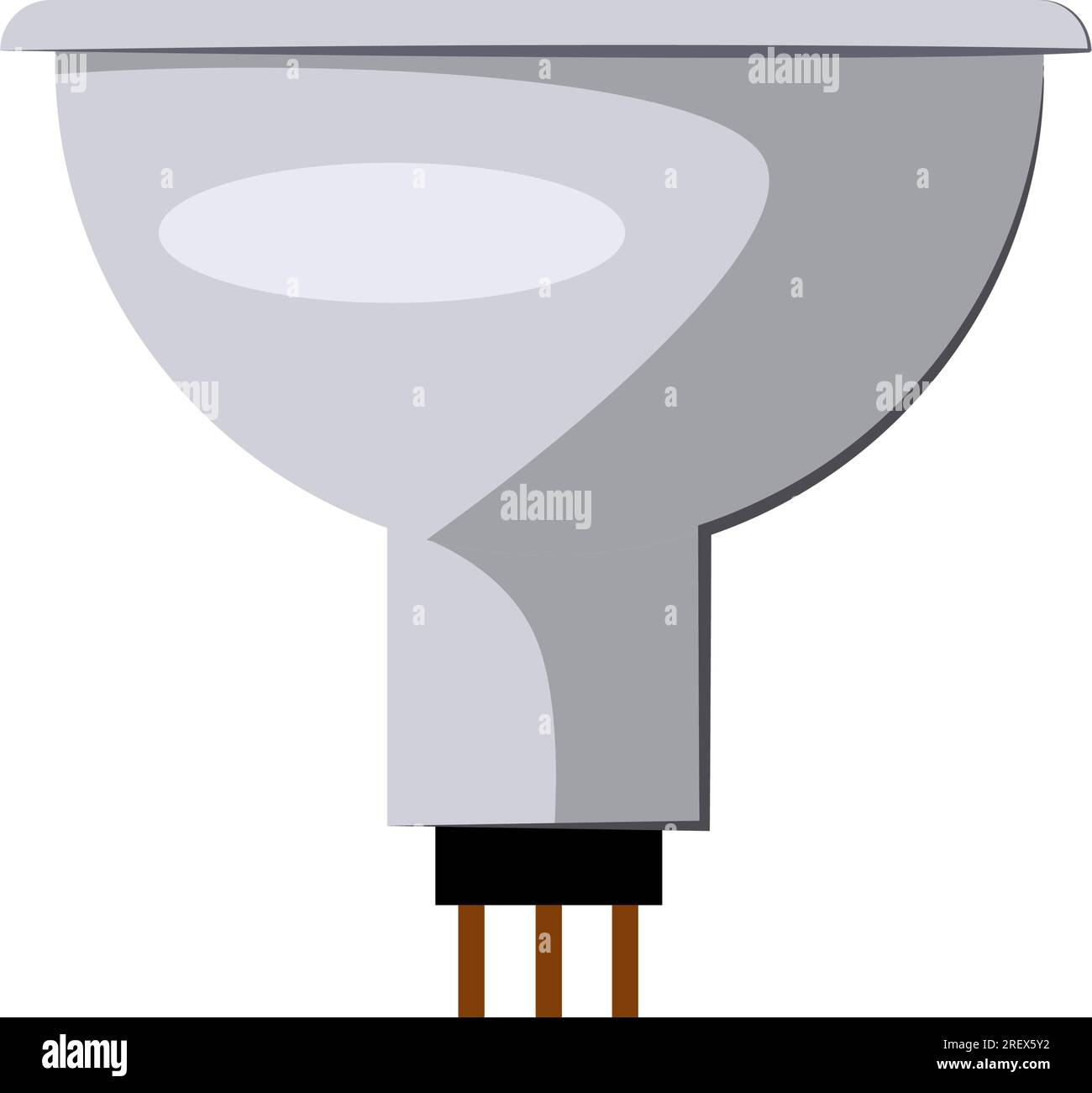 Compact led bulb Stock Vector Images - Alamy