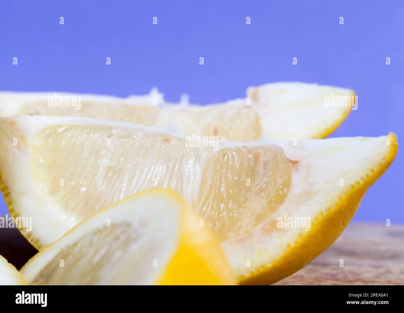 cut lemon during cooking and other types of dishes, yellow lemon sour ...