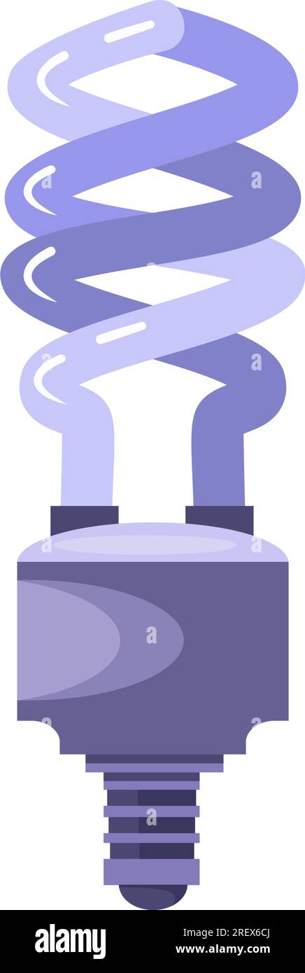 Energy saving lamp icon cartoon hi-res stock photography and images - Alamy