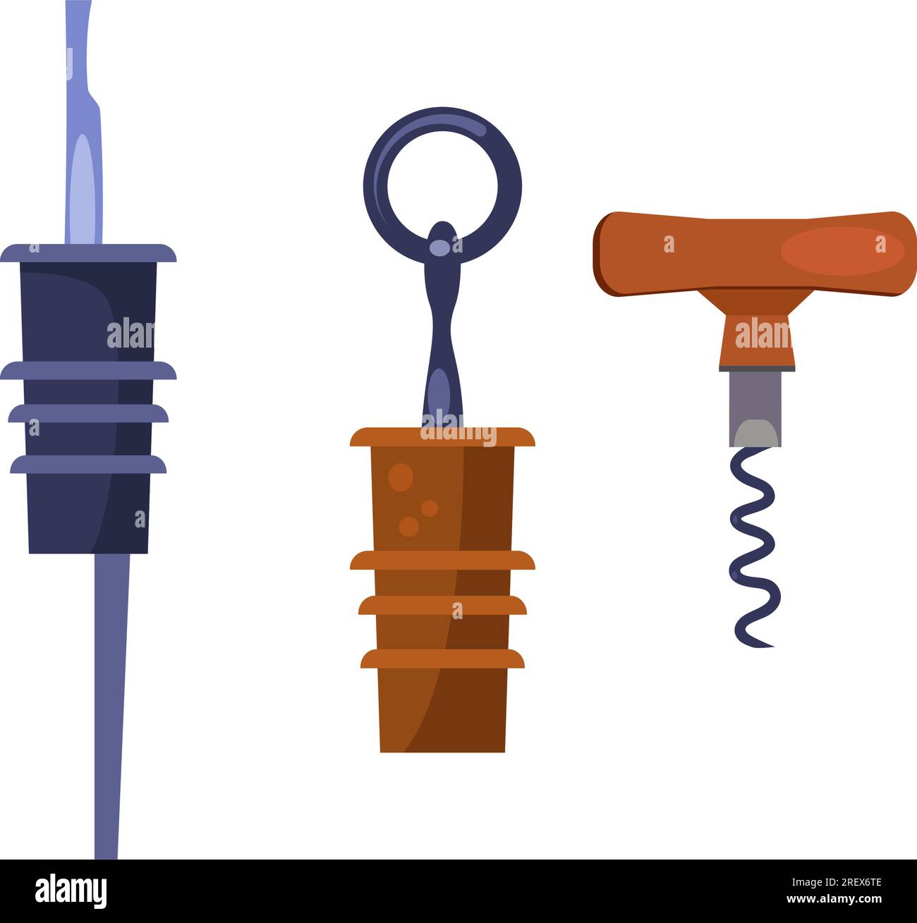 Cartoon corkscrew hi-res stock photography and images - Alamy