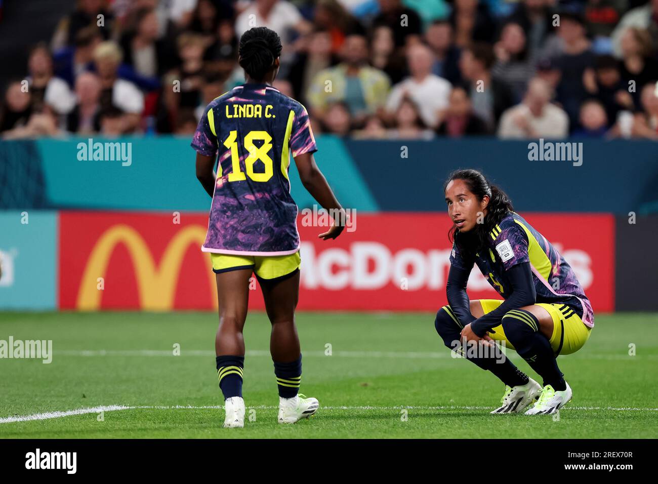 Sydney, Australia, 30 July, 2023. Mayra Ramirez of Colombia looks at ...