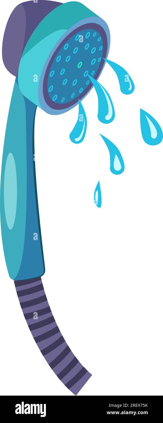 Public shower room Stock Vector Images - Alamy