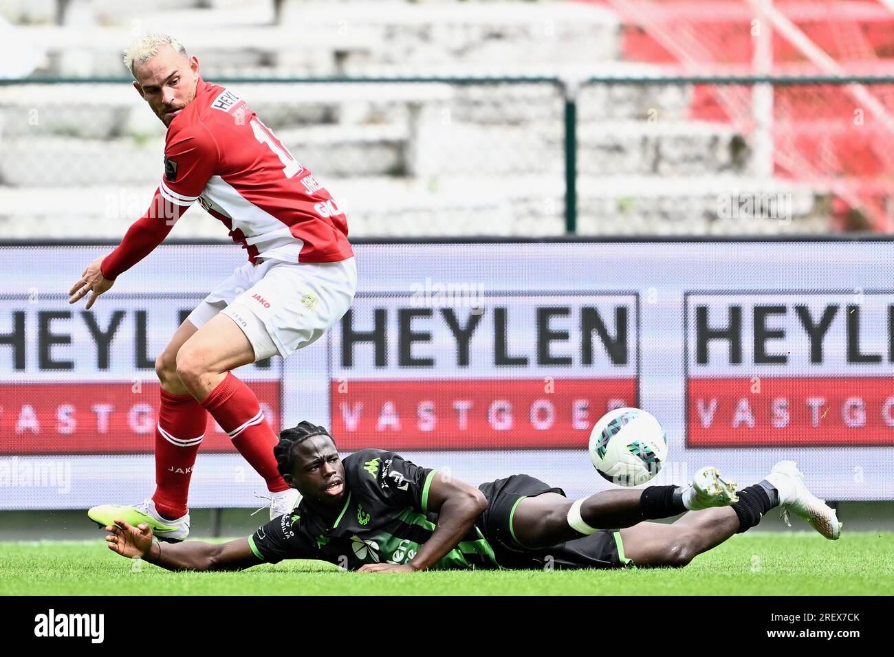 Antwerp, Belgium. 30th July, 2023. Antwerp's Vincent Janssen and Cercle ...