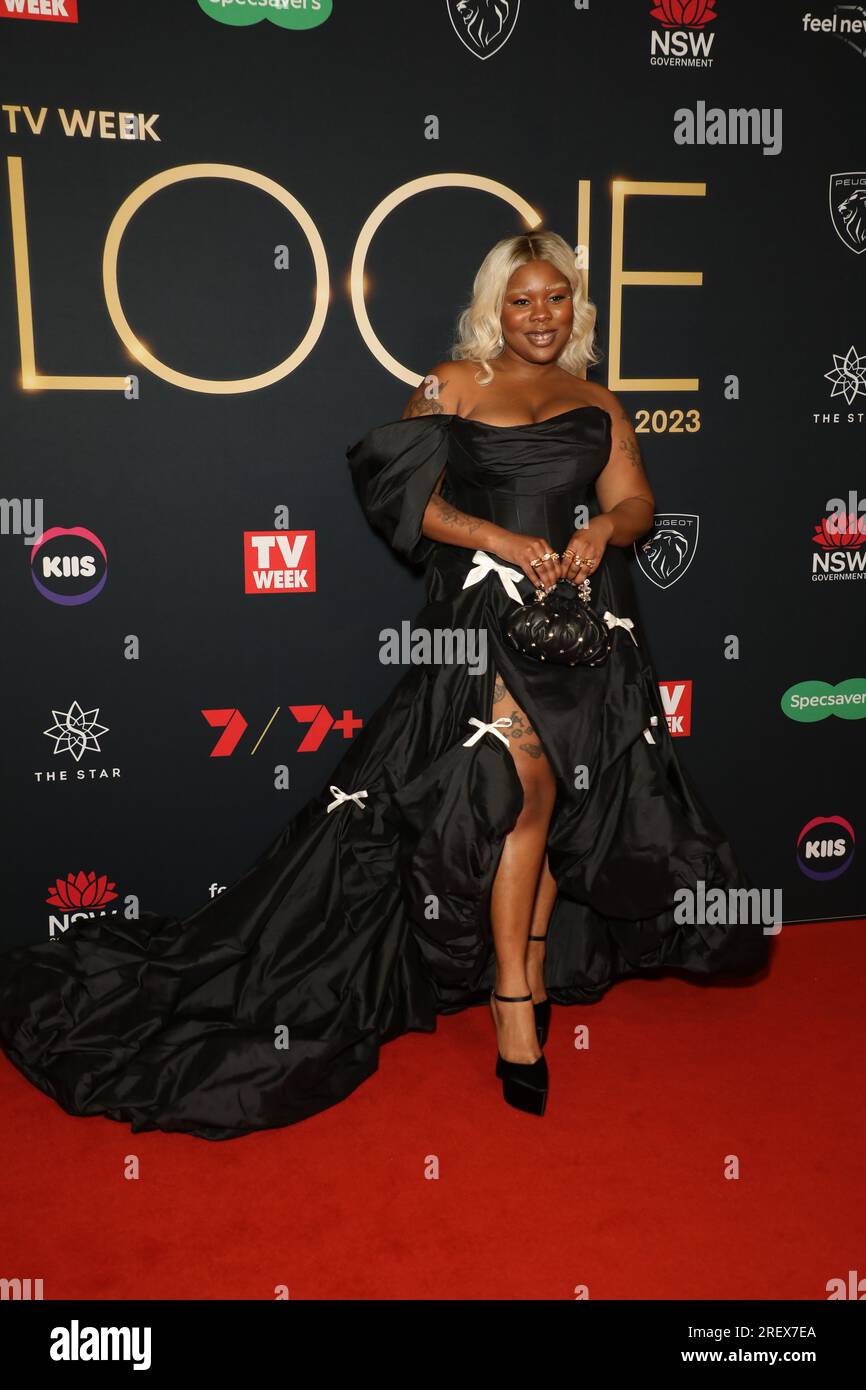 Sydney, Australia. 30th July 2023. Flex Mami (Lillian Ahenkan) arrives ...