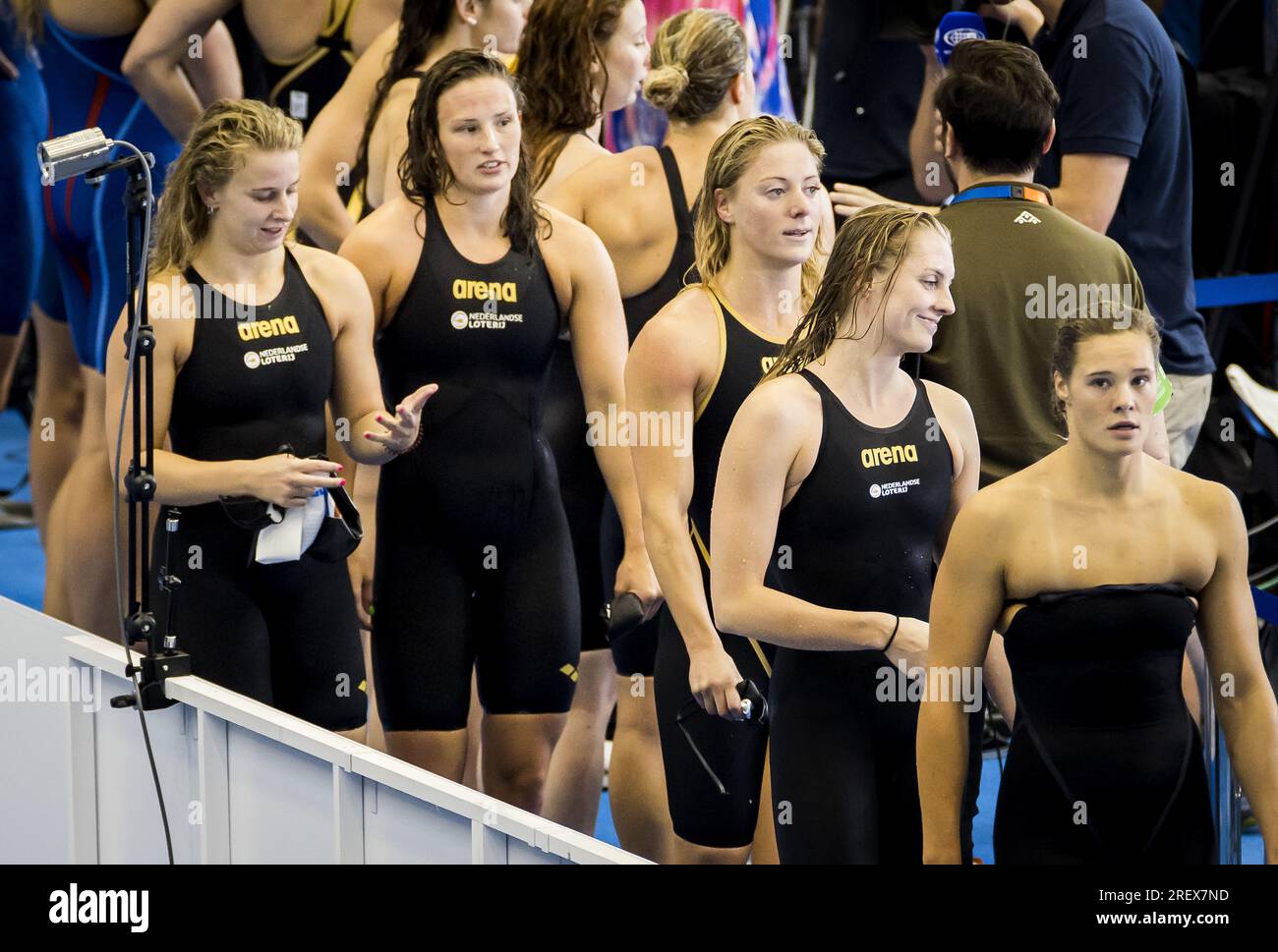 FUKUOKA - Tes Schouten, Kim Busch, Kira Toussaint and Marrit ...