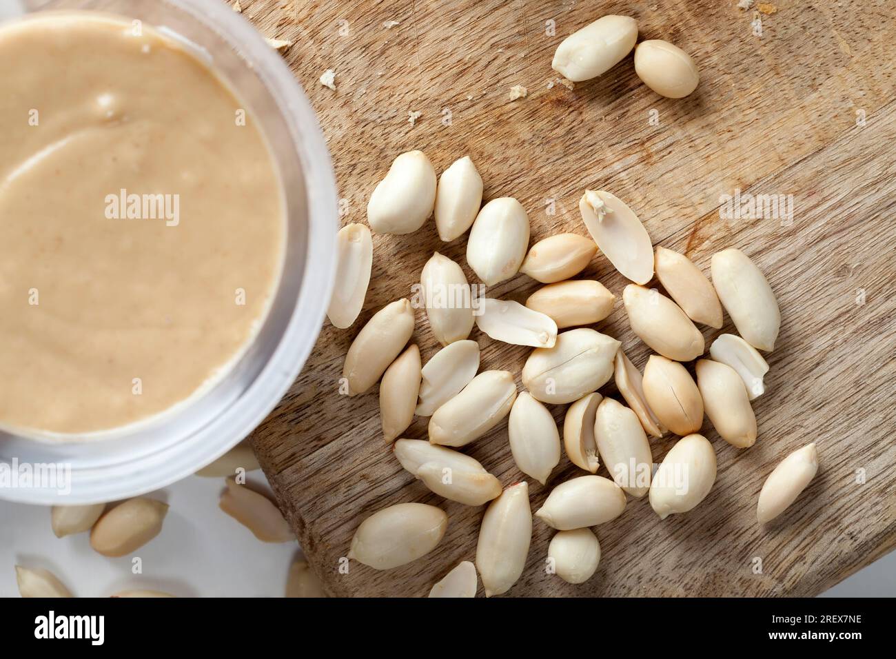 peanuts are used in the paste, peanut butter used to make bread ...