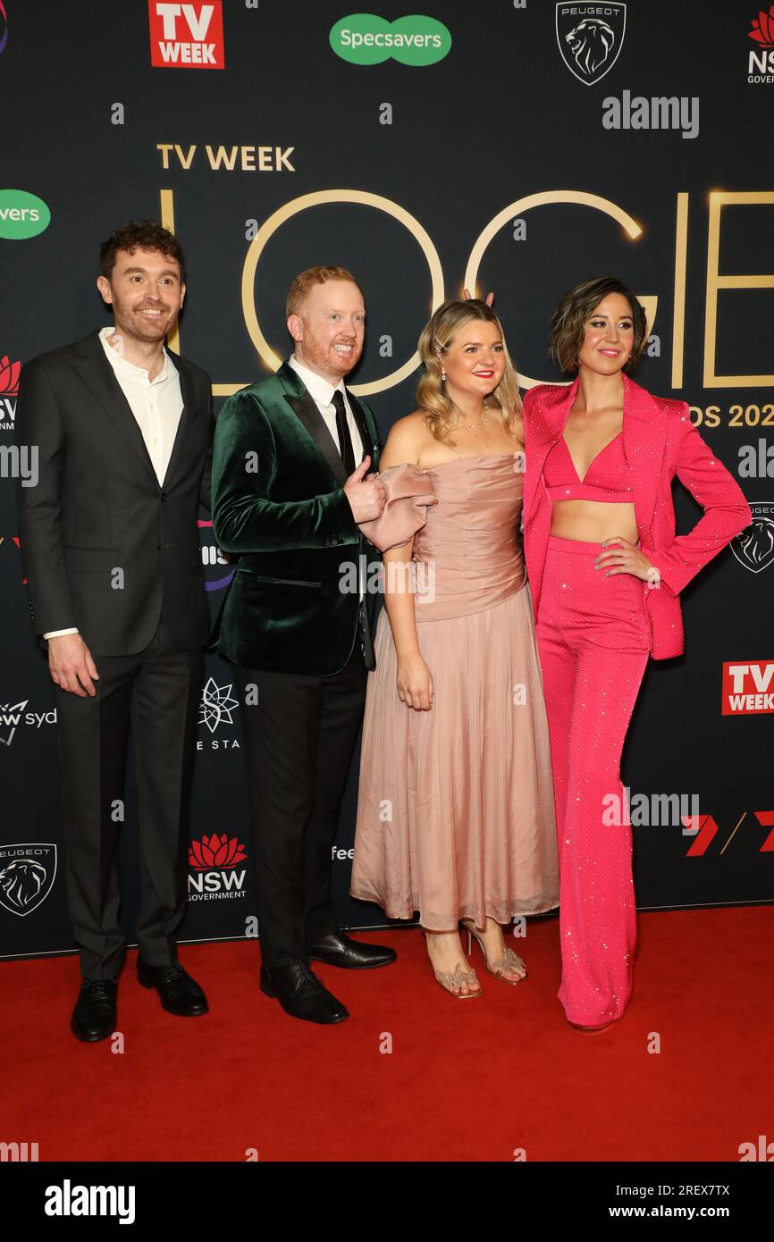 Sydney, Australia. 30th July 2023. Taskmaster Australia, L-R: Tom ...