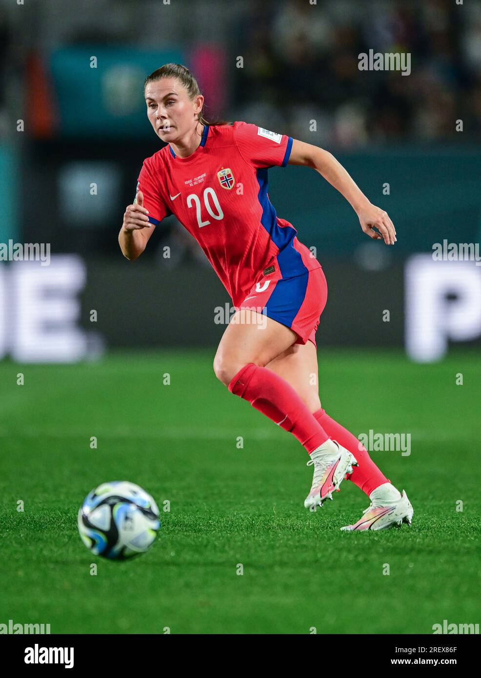 Auckland, New Zealand. 30th July, 2023. Emilie Bosshard Haavi of Norway ...