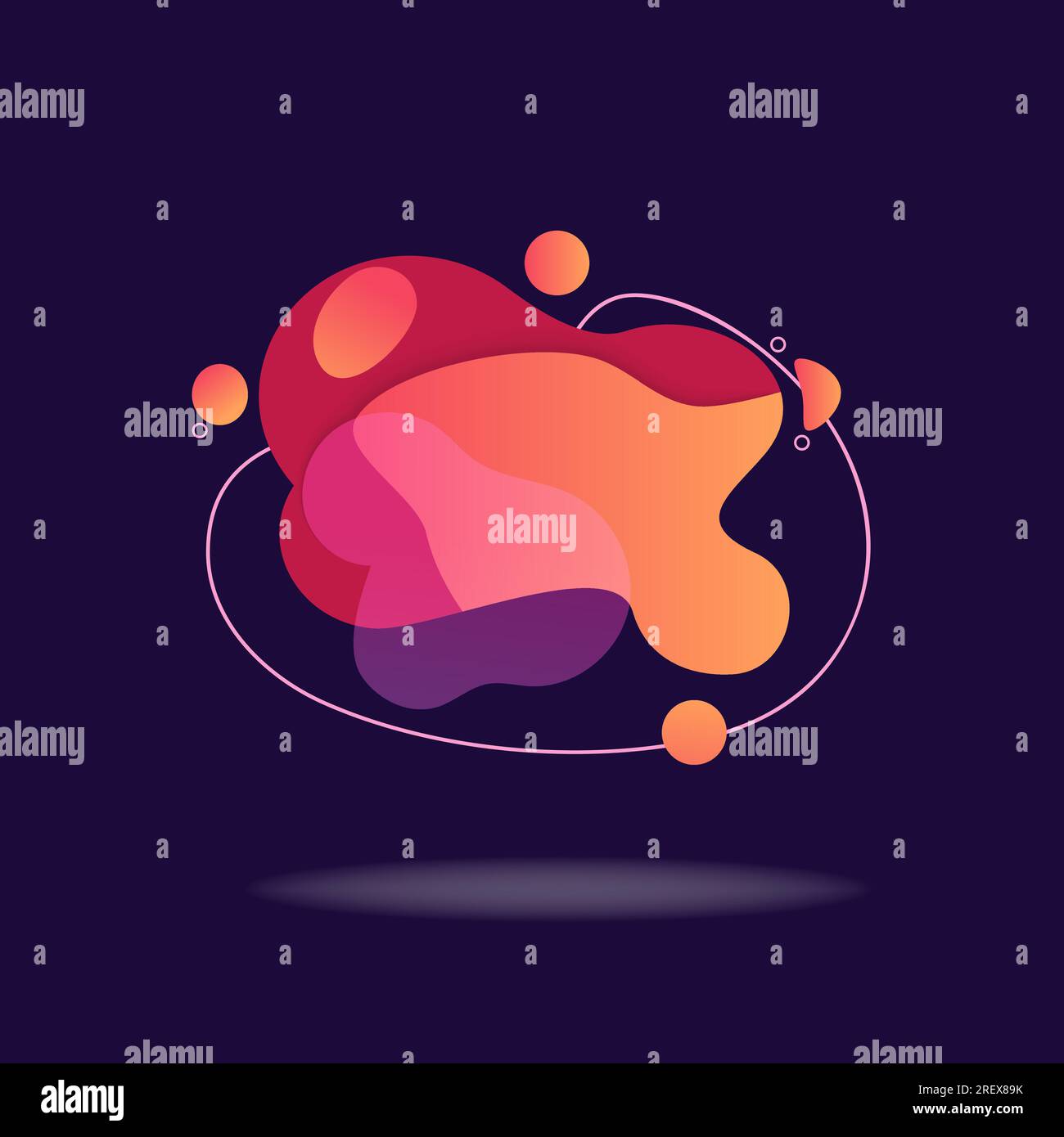 Dynamic purple elements hi-res stock photography and images - Alamy