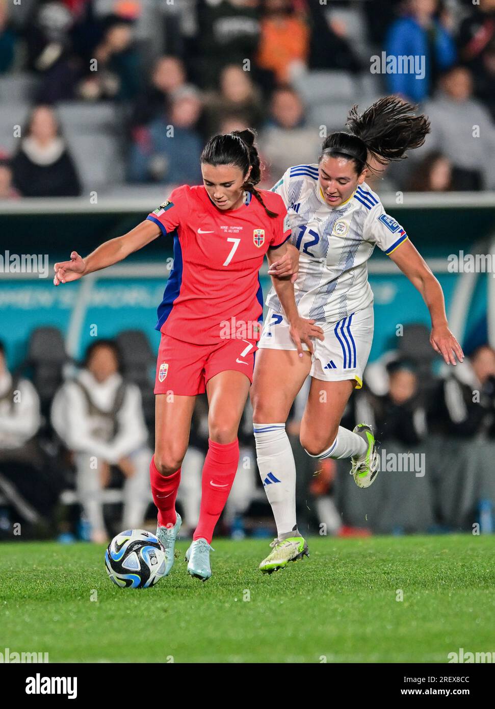 Auckland, New Zealand. 30th July, 2023. Ingrid Syrstad Engen (L) of ...