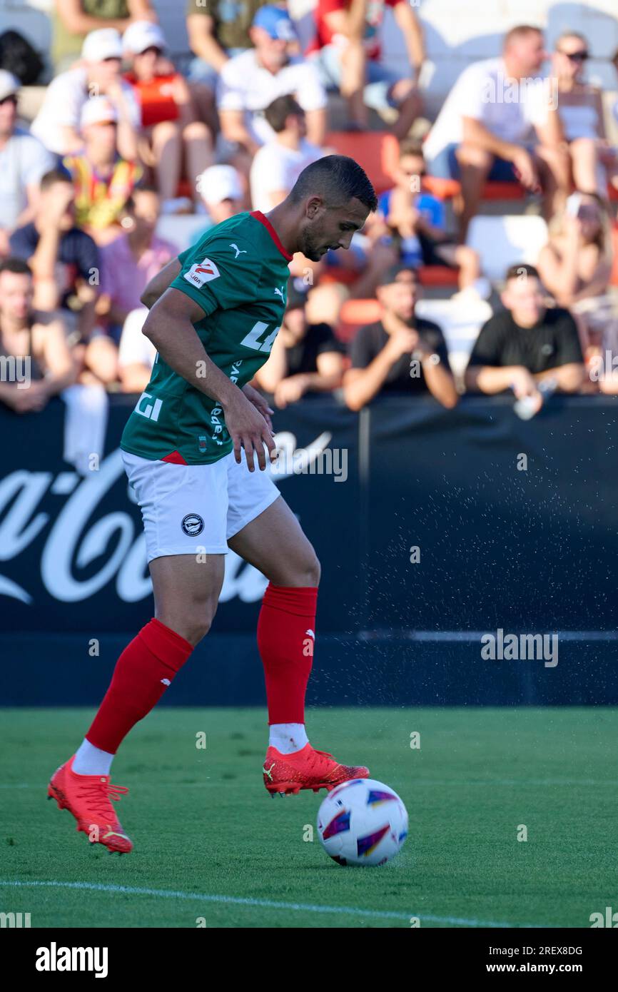 Valencia, Spain. 29th July, 2023. Nikola Maras of Deportivo Alaves seen ...