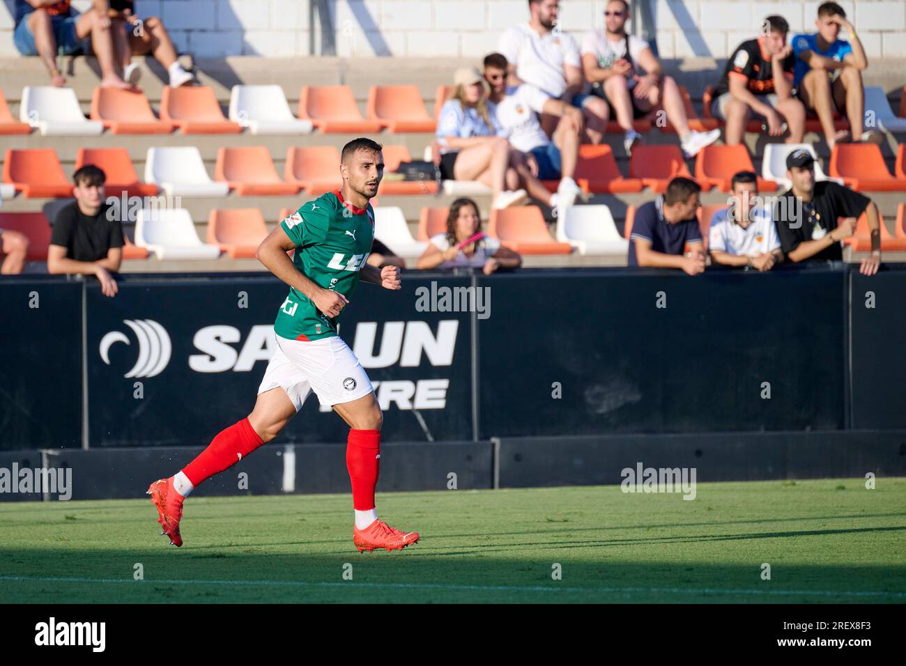 Valencia, Spain. 29th July, 2023. Nikola Maras of Deportivo Alaves seen ...
